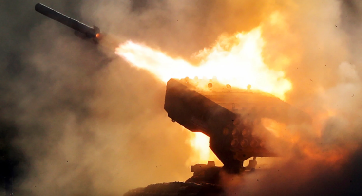 Russia’s New TOS-3 ‘Dragon’ Thermobaric Rocket Launcher Breaks Cover
