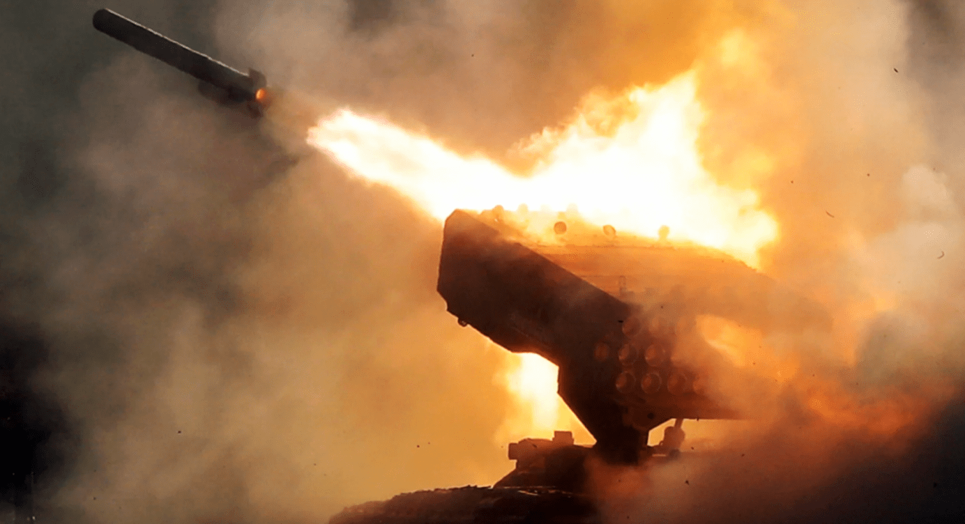 Russia’s New TOS-3 ‘Dragon’ Thermobaric Rocket Launcher Breaks Cover