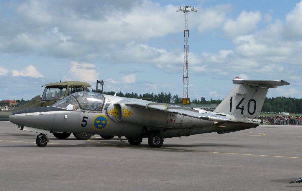 Sweden’s Unique Little Saab 105 Jet Retired After 57 Years