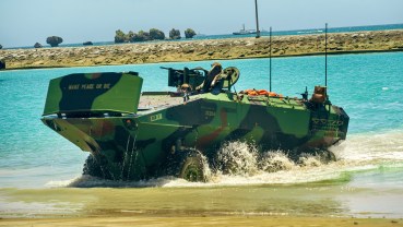USMC's New ACV Amphibious Assault Vehicles Have Arrived In Japan