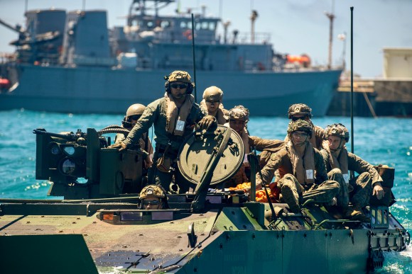 USMC's New ACV Amphibious Assault Vehicles Have Arrived In Japan