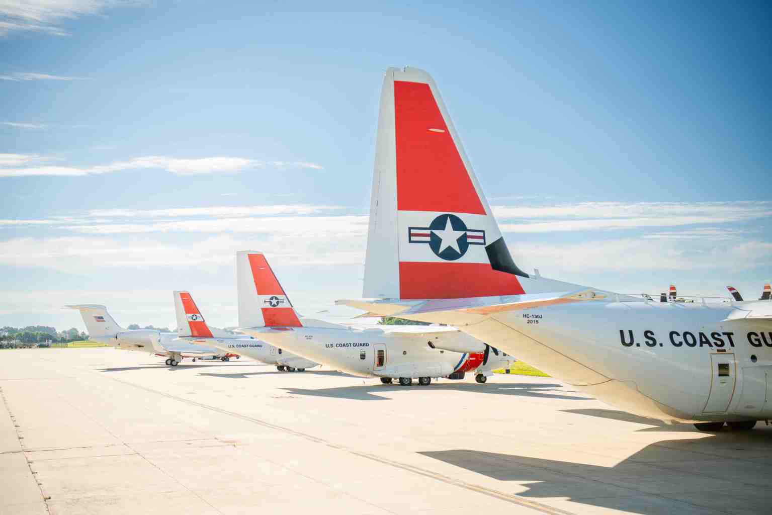 Every Coast Guard Aircraft Type Pictured Together In Rare 'Family Photo'