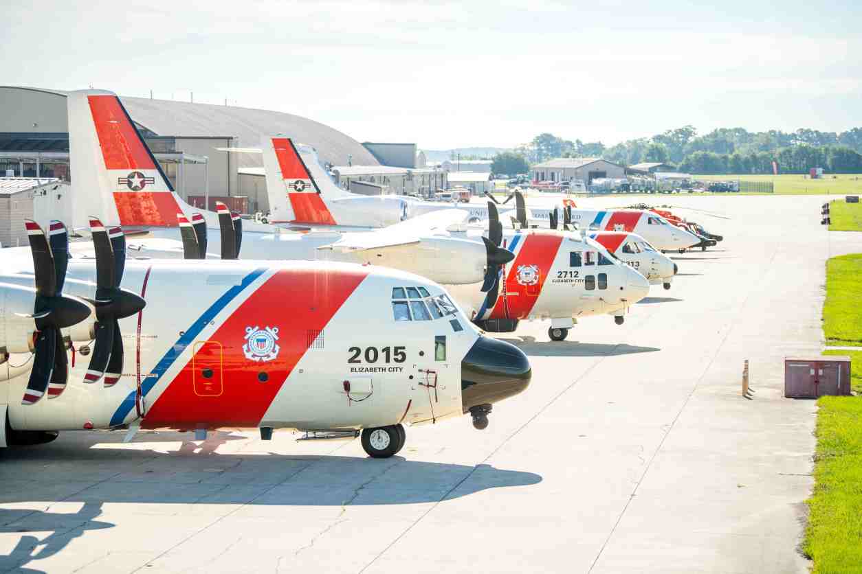 Every Coast Guard Aircraft Type Pictured Together In Rare 'Family Photo'