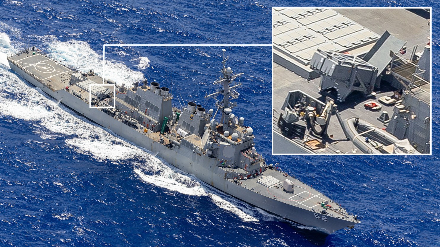 Navy Destroyer Modified With Naval Strike Missiles Sailing In RIMPAC ...