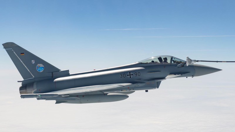 German Eurofighters Make Record-Breaking Flight With Help From Private ...