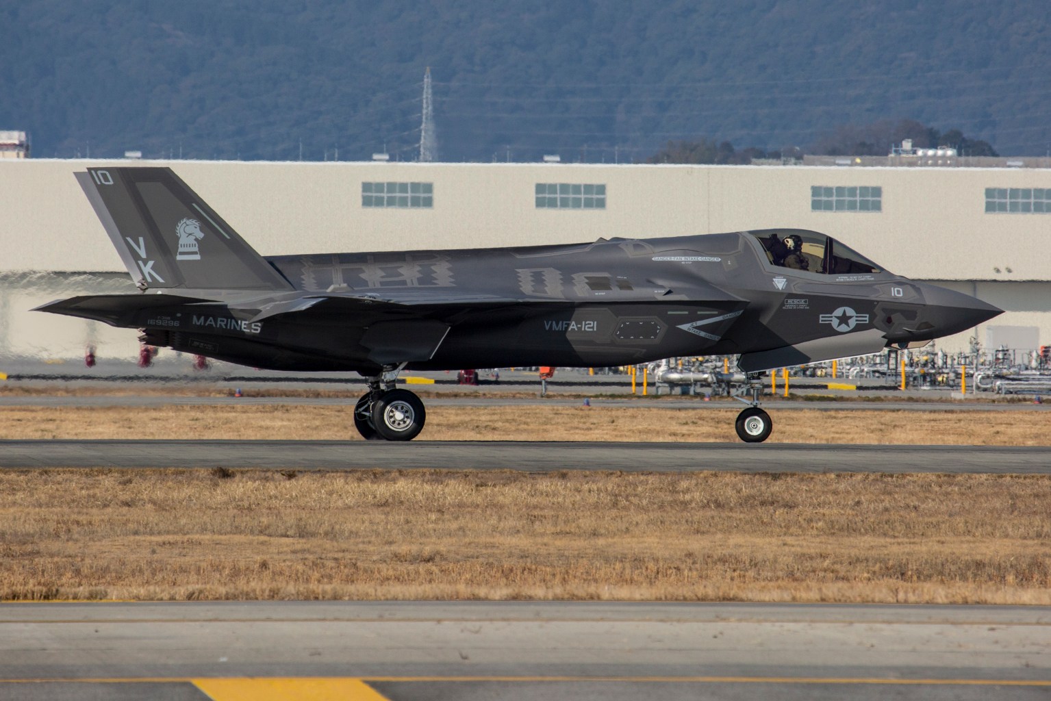 F-35B Pilot Seen Leaping From Jet In Japan