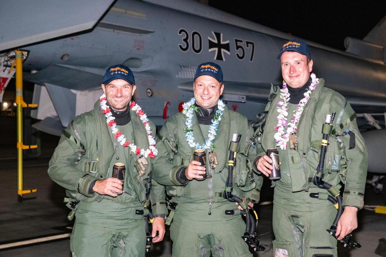 German Eurofighters Make Record-Breaking Flight With Help From Private ...