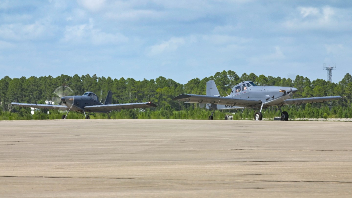 AT-802U Trainers Arrive To Prepare USAF Aviators For A Murky Light ...