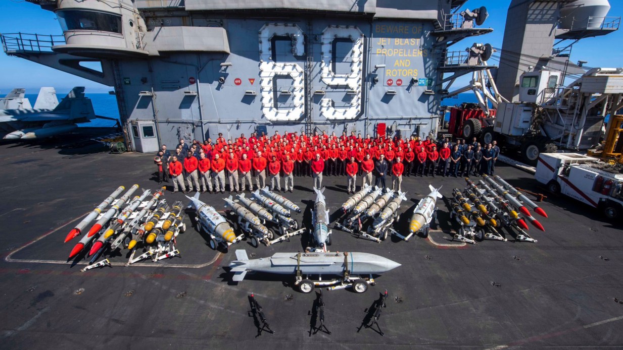 770 Weapons Expended By Eisenhower Carrier Strike Group On Historic Red ...