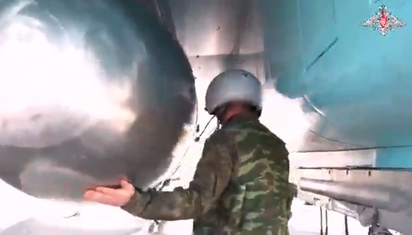 Russia’s Giant 6,000lb Glide Bomb Seen Launched From Su-34 For First Time