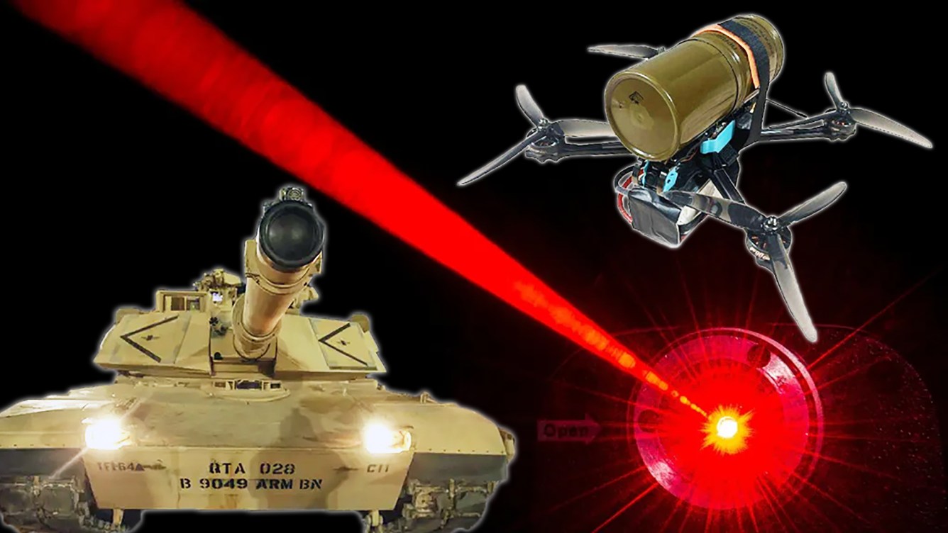 Laser Dazzlers For Defending Tanks Against Marauding Drones Are An ...