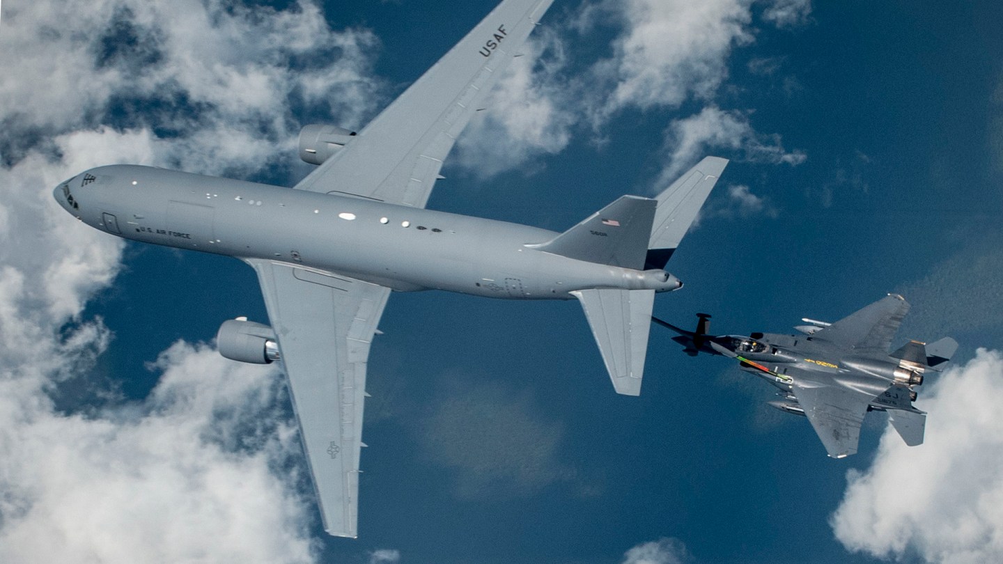 Audio Reveals Details Of KC-46 And F-15E Refueling Incident That Broke ...