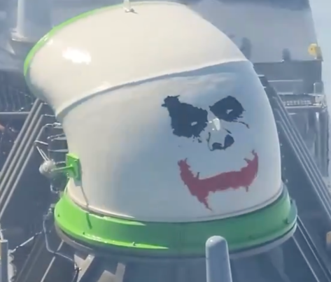 Check Out This Navy LCAC Hovercraft Adorned With Joker Artwork