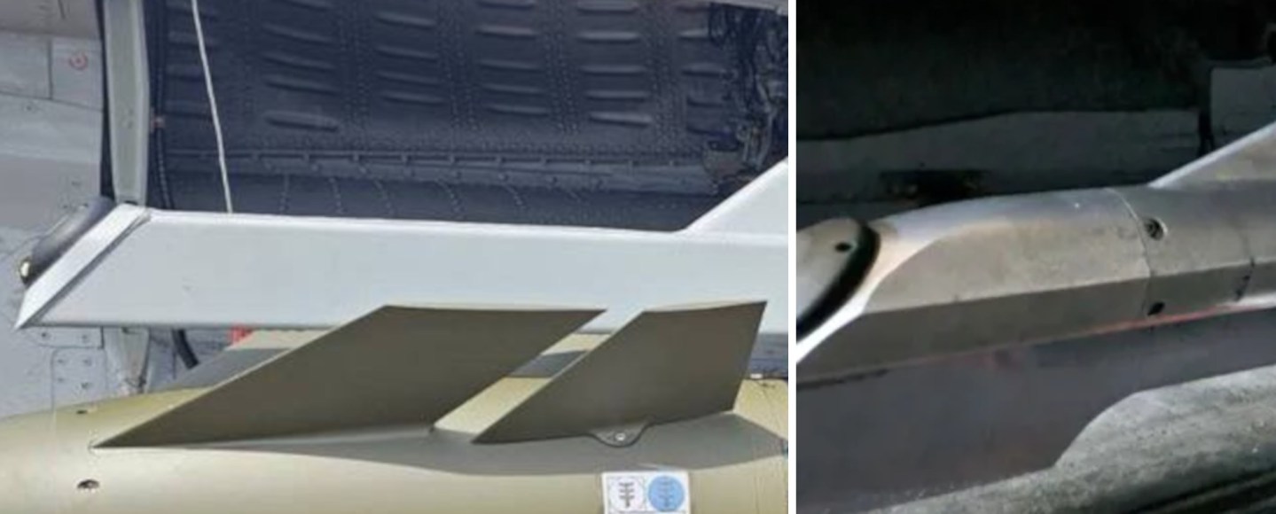 Ukrainian MiG-29's Special Pylon For Hammer Rocket-Boosted Bombs Emerges