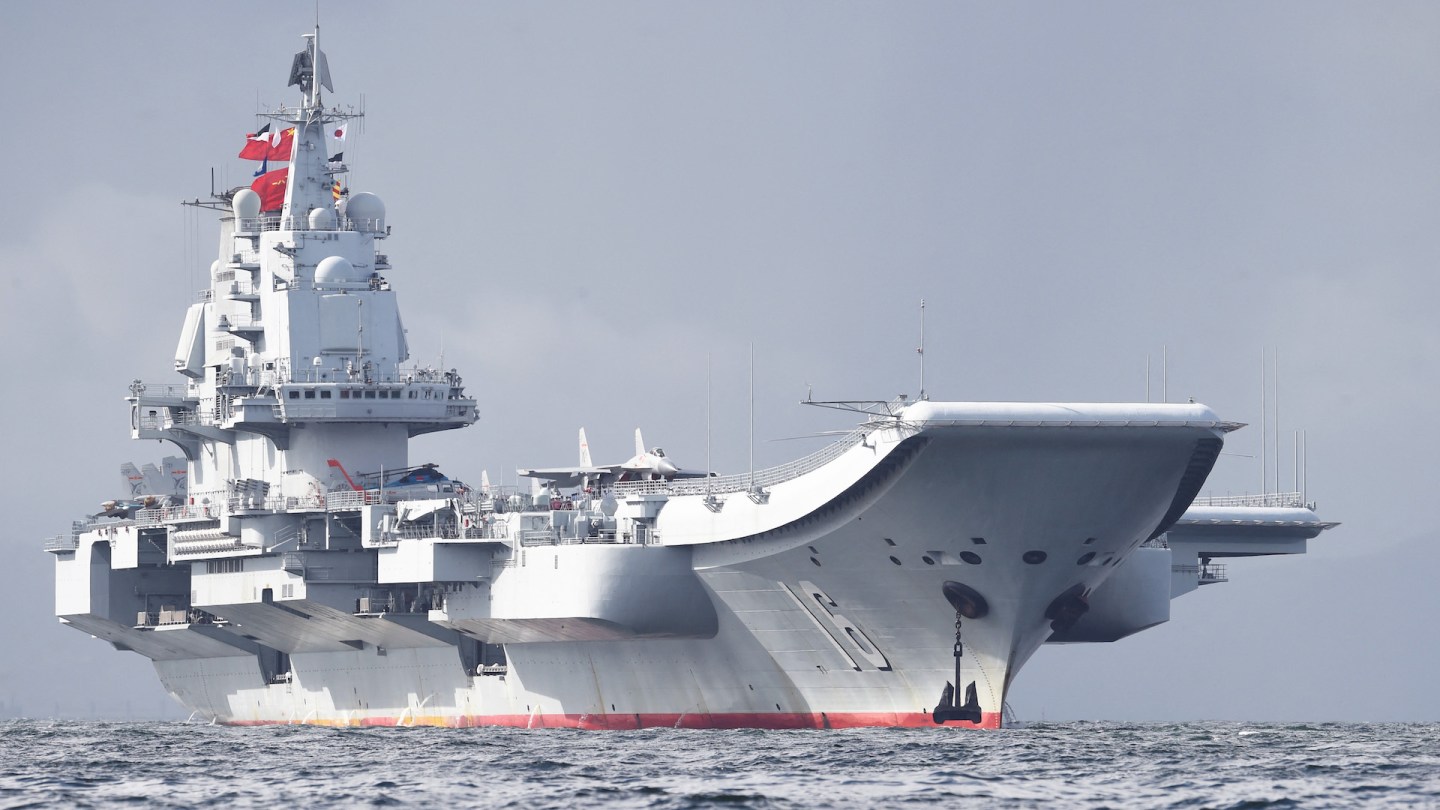 All Three Chinese Aircraft Carriers Were At Sea For The First Time