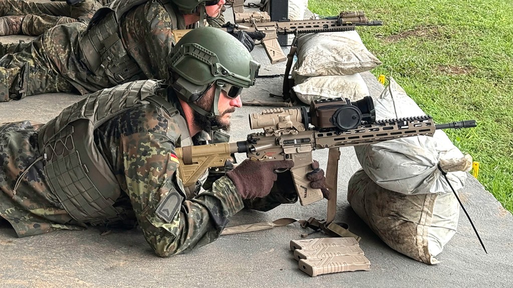 Germany's New HK416 Service Rifles Appear At Panama Test Site