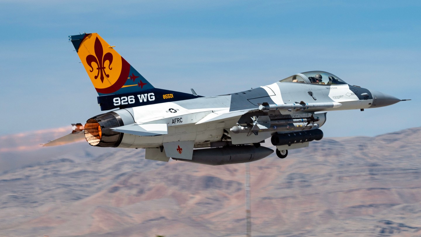 Aggressor F-16 Fleet Set To Be Slashed By Air Force