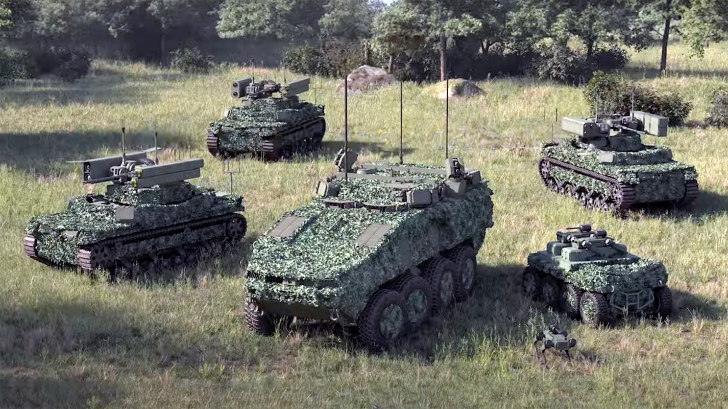 Command Center Stryker Teamed With Uncrewed Ground Vehicle 'Wingmen' A ...