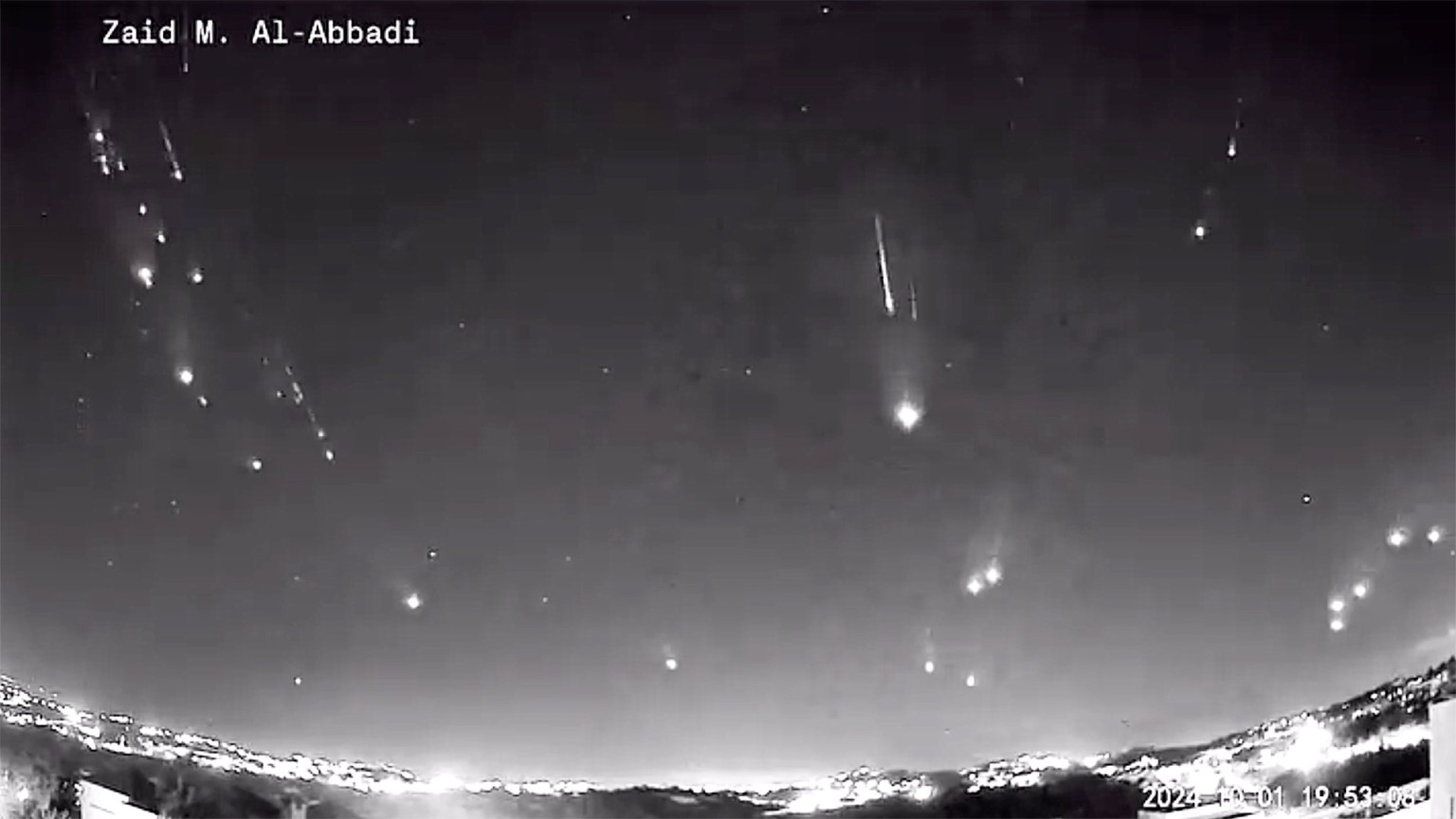 Surreal Missile Battle In The Sky Seen In Astonishing Video Of Iran's ...