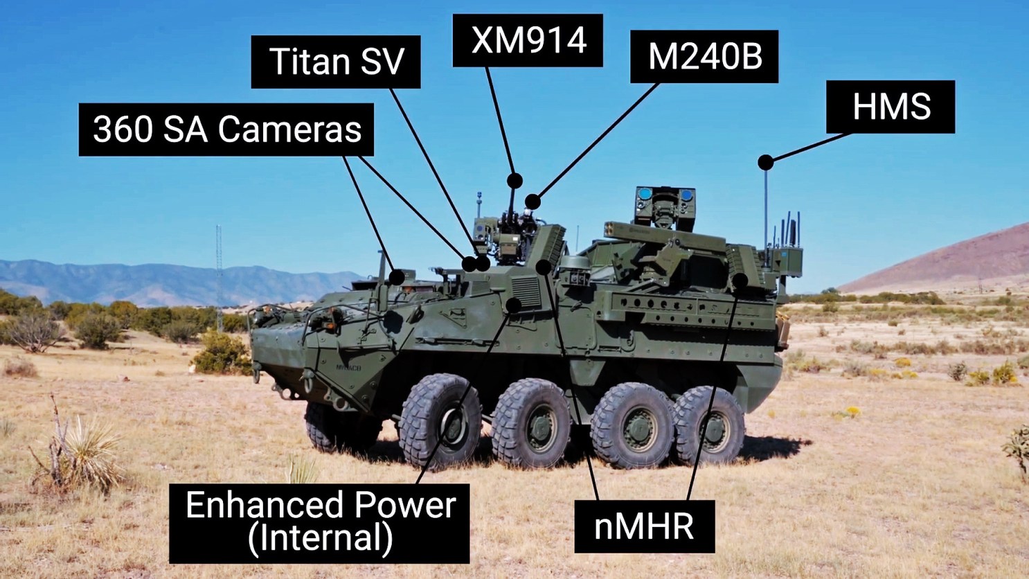 Counter-Drone Stryker Armored Vehicle Armed With Lasers, Rockets, Guns ...