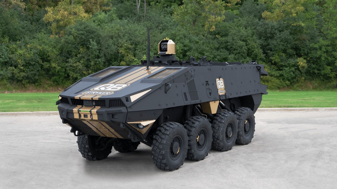 Command Center Stryker Teamed With Uncrewed Ground Vehicle 'Wingmen' A ...