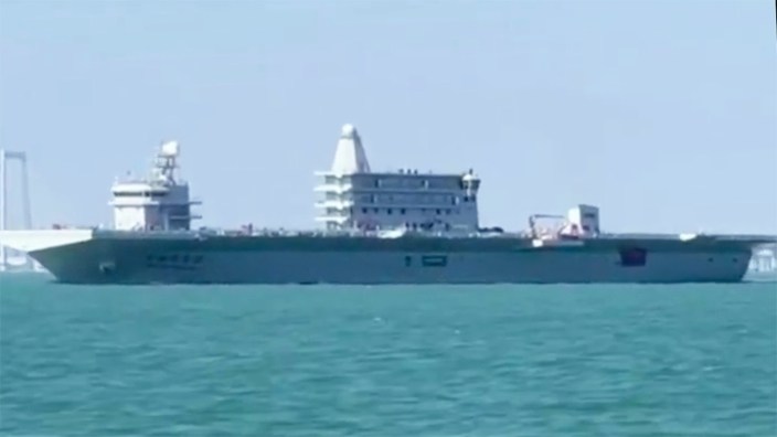 China's Wacky And Puzzling New Aircraft Carrier Has Set Sail