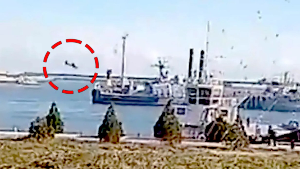 Ukraine Hits Caspian Sea Port For The First Time