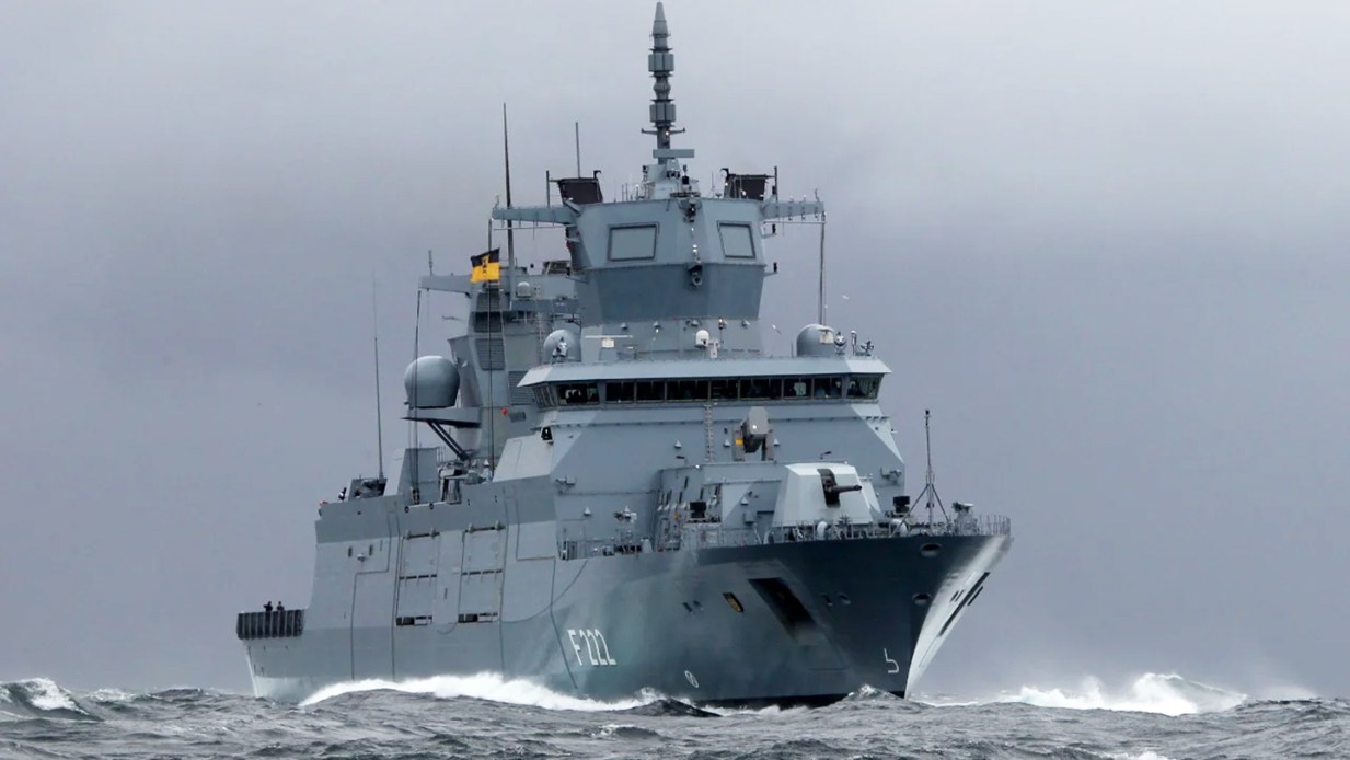 German Navy Confirms Its Supersized Frigate Will Avoid The Red Sea
