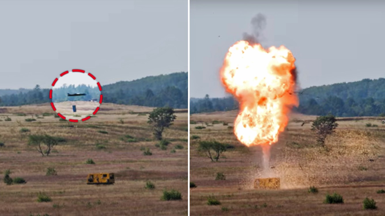 Warheads In Phoenix Ghost Kamikaze Drones Blast Straight Down Like Air ...