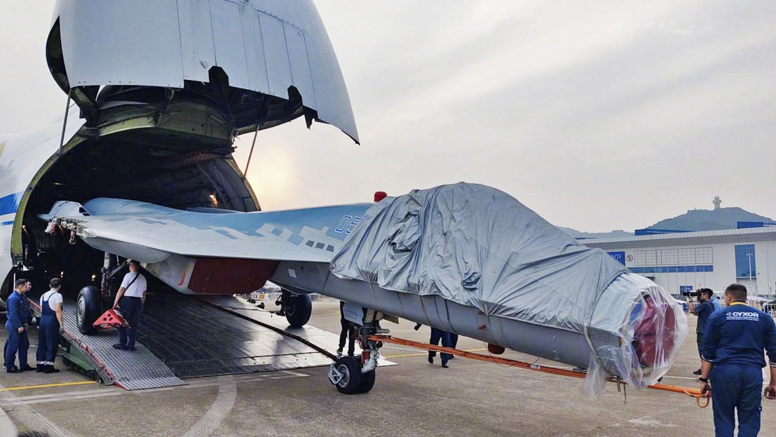 Su-57 Felon's First Visit To Iran Seen In Satellite Imagery