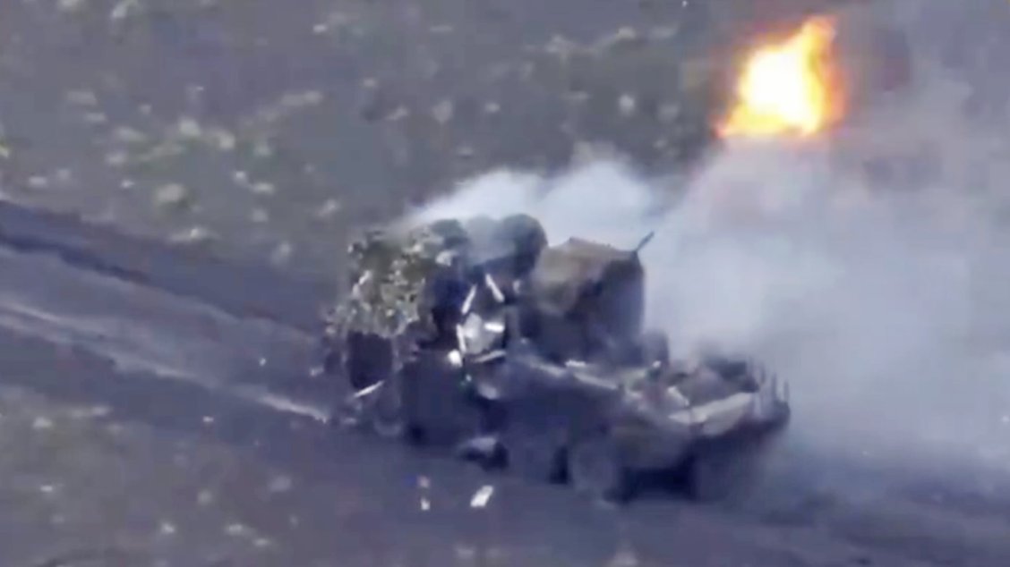 Russian BTR-82 Had A Spectacular Misfire On The Battlefield In Ukraine