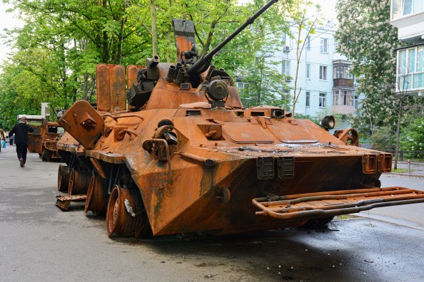 Russian BTR-82 Had A Spectacular Misfire On The Battlefield In Ukraine