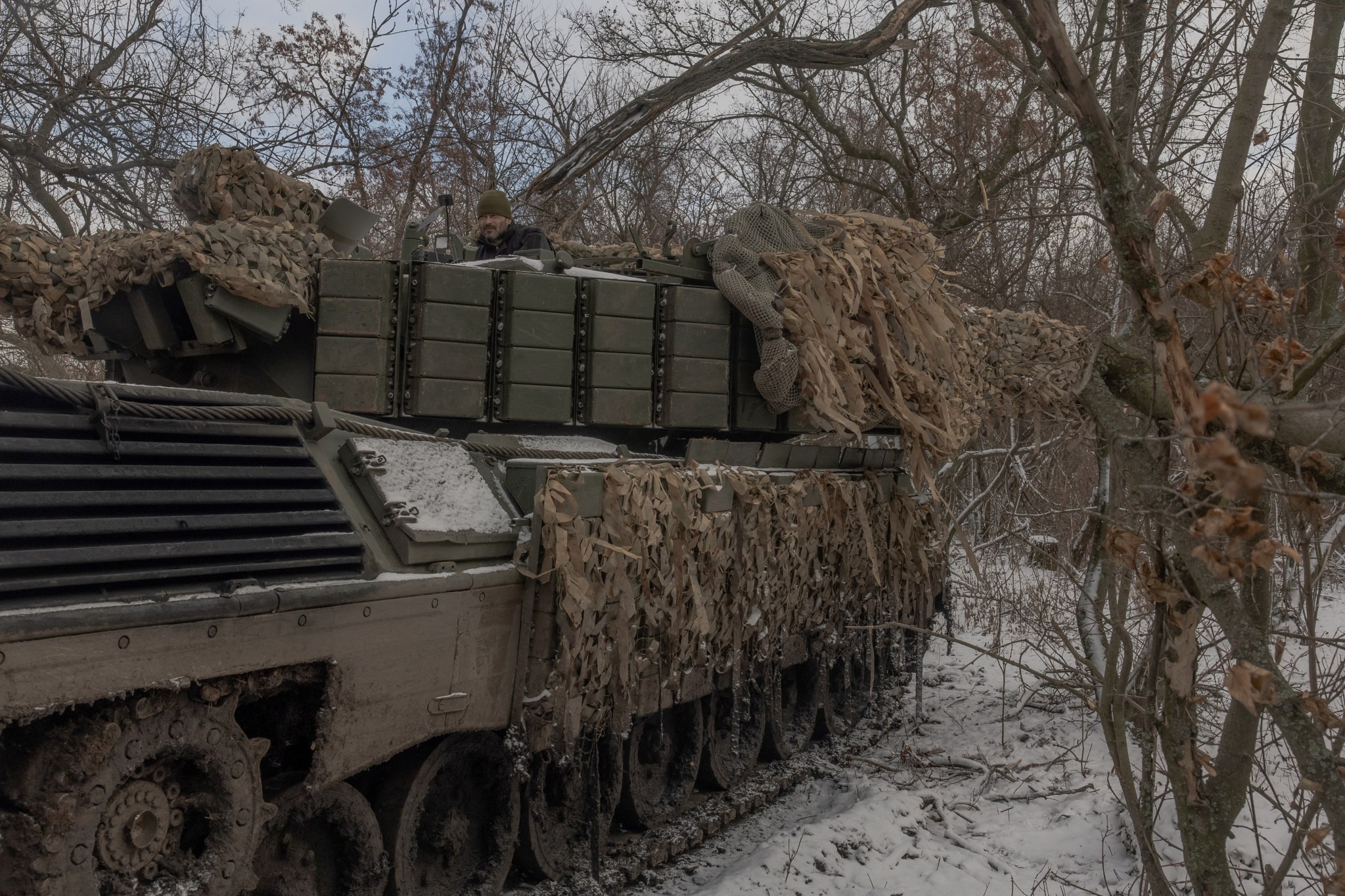 Ukrainian Leopard 1 Tank Survived A Dozen Drone Strikes: Report