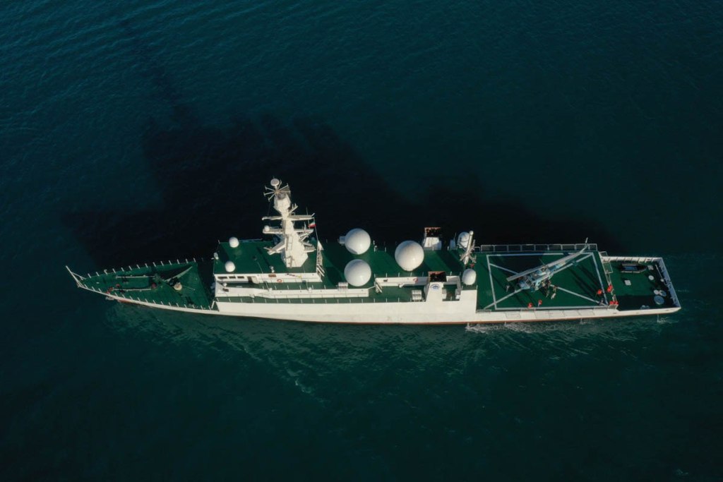 Iran Unveils New Spy Ship Based On Corvette Hull