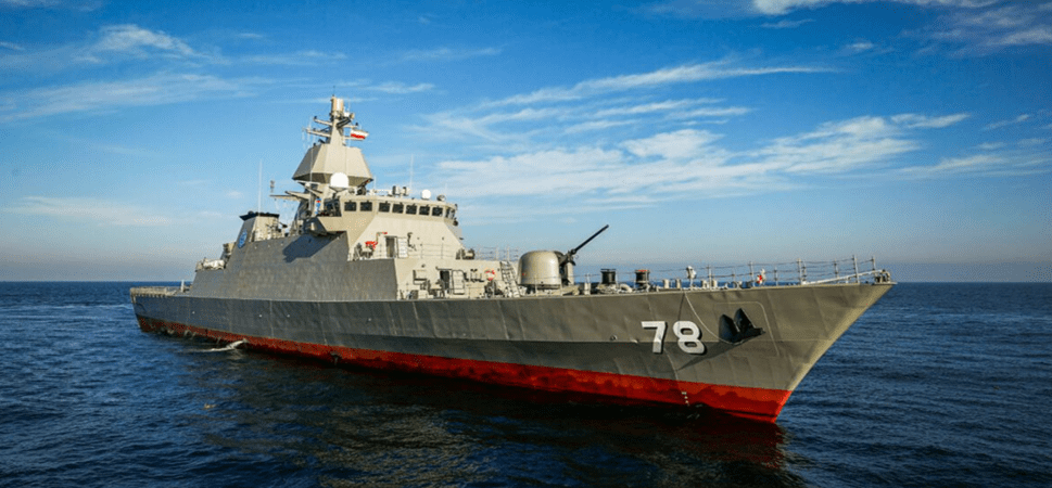 Iran Unveils New Spy Ship Based On Corvette Hull