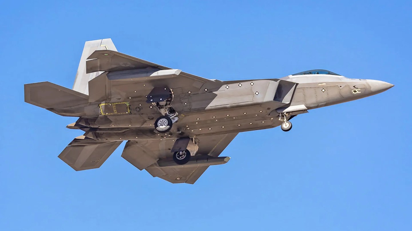 F-22 Raptors Completed Six Test Flights For New Sensor Upgrades