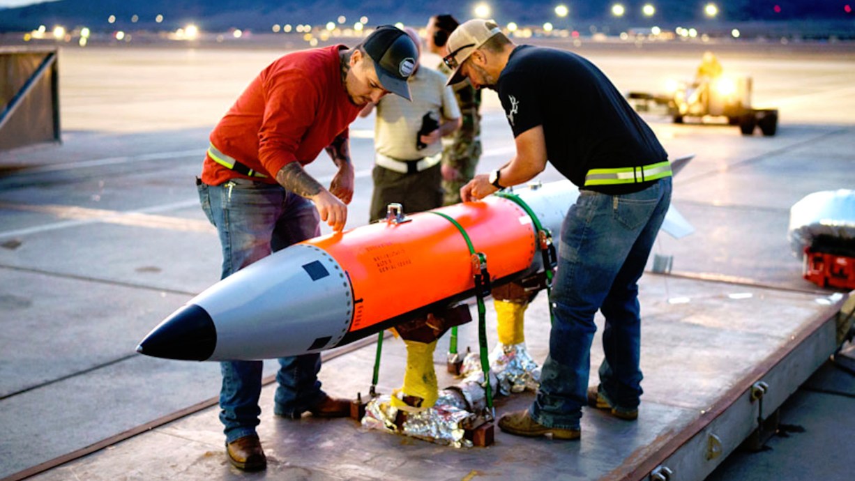 The Air Force's New 5,000-Pound Bunker Buster Bomb Breaks Cover