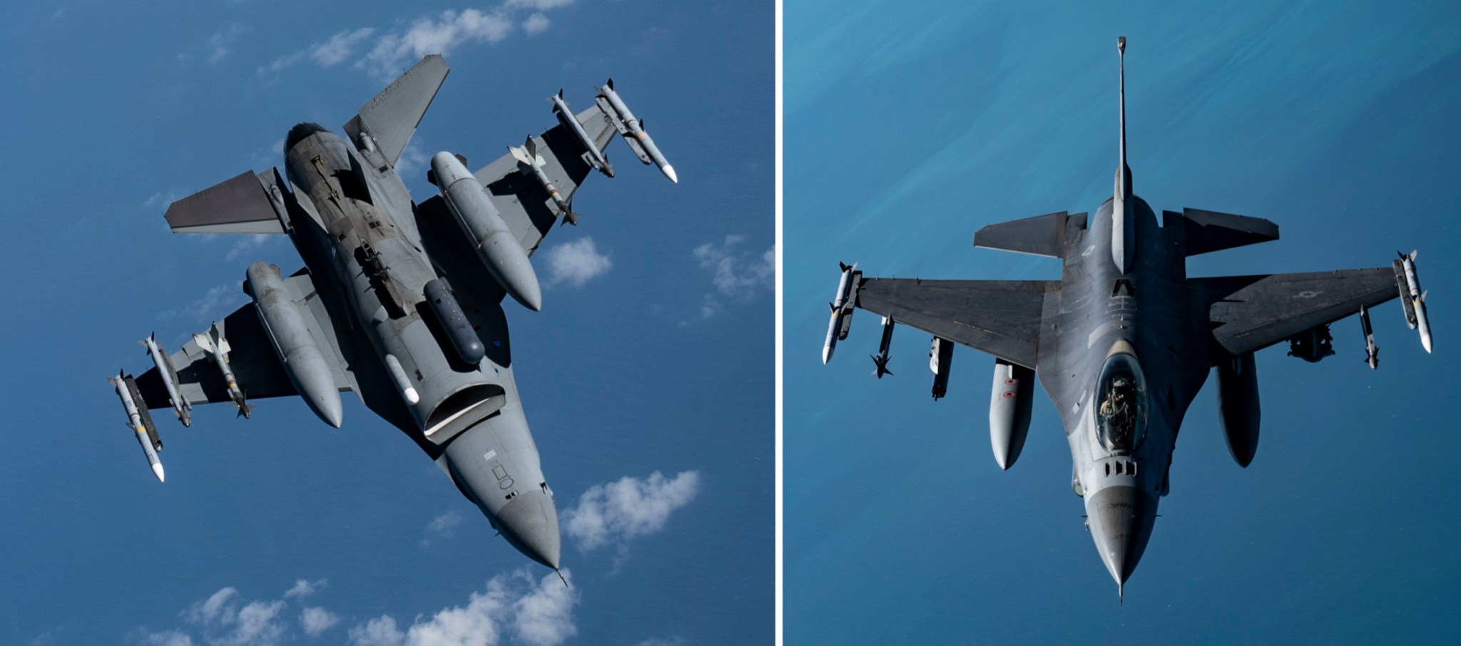 F-16s Have Been Using Laser-Guided Rockets To Shoot Down Houthi Drones