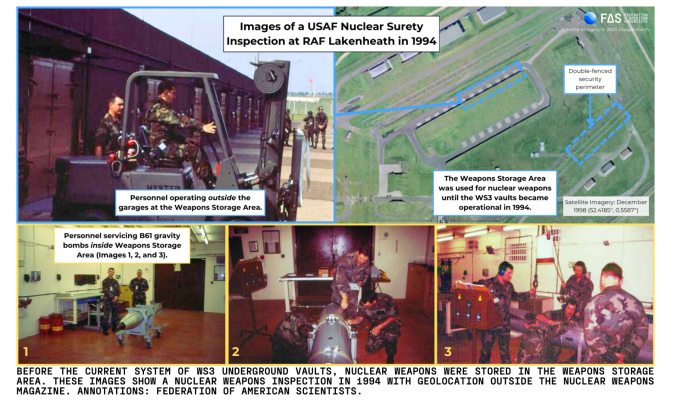 USAF Air Base In England Is Nuclear Capable Again: Watchdog Report