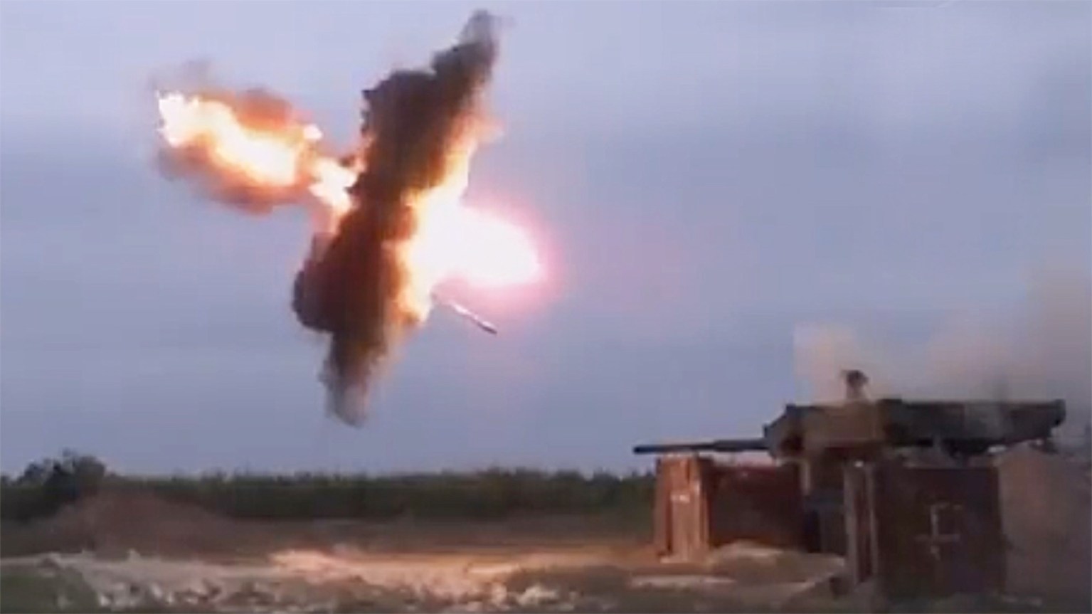 Chinese Tank's Active Protection System Seen Intercepting Drone-Fired Rocket Propelled Grenade