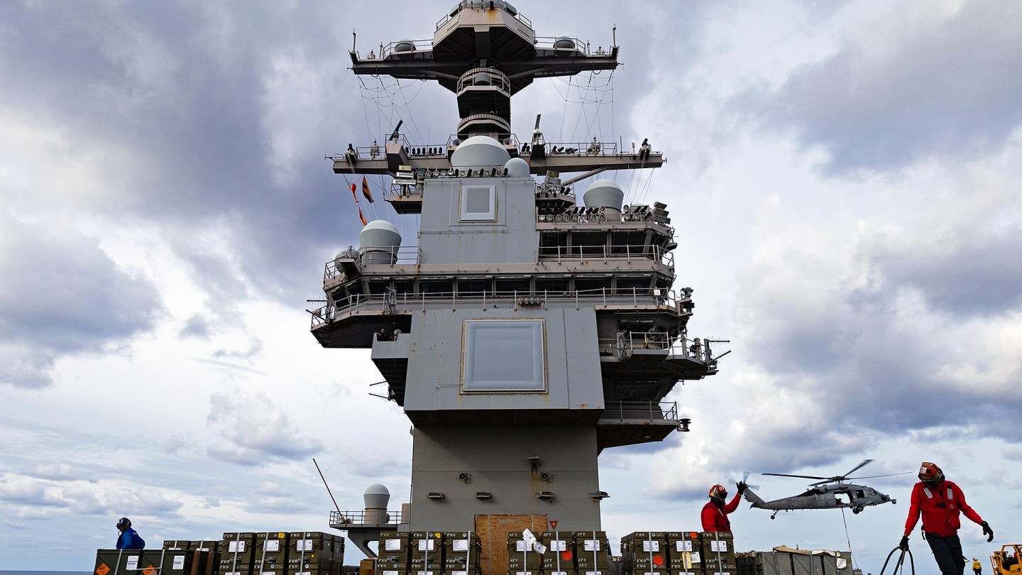 USS Gerald R. Ford Was Still Struggling With Its Dual Band Radar Prior ...