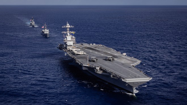 Carrier USS Ford Holding Off Of North Africa As Trump Reportedly Won't ...