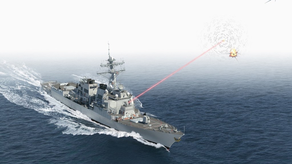 Navy HELIOS Laser Aboard USS Preble Zaps Drone In Latest Test
