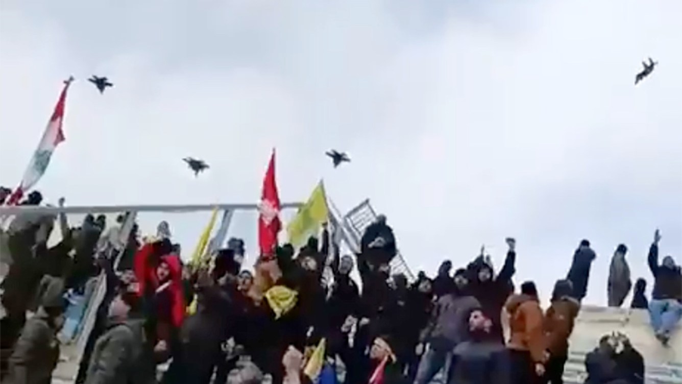 Israel Performs Parade-Like Fighter Jet Flyover For Arch Enemy's Funeral