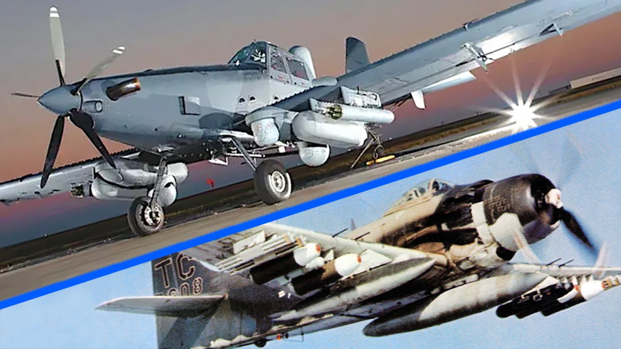 OA-1K Light Attack Special Ops Aircraft Officially Named Skyraider II