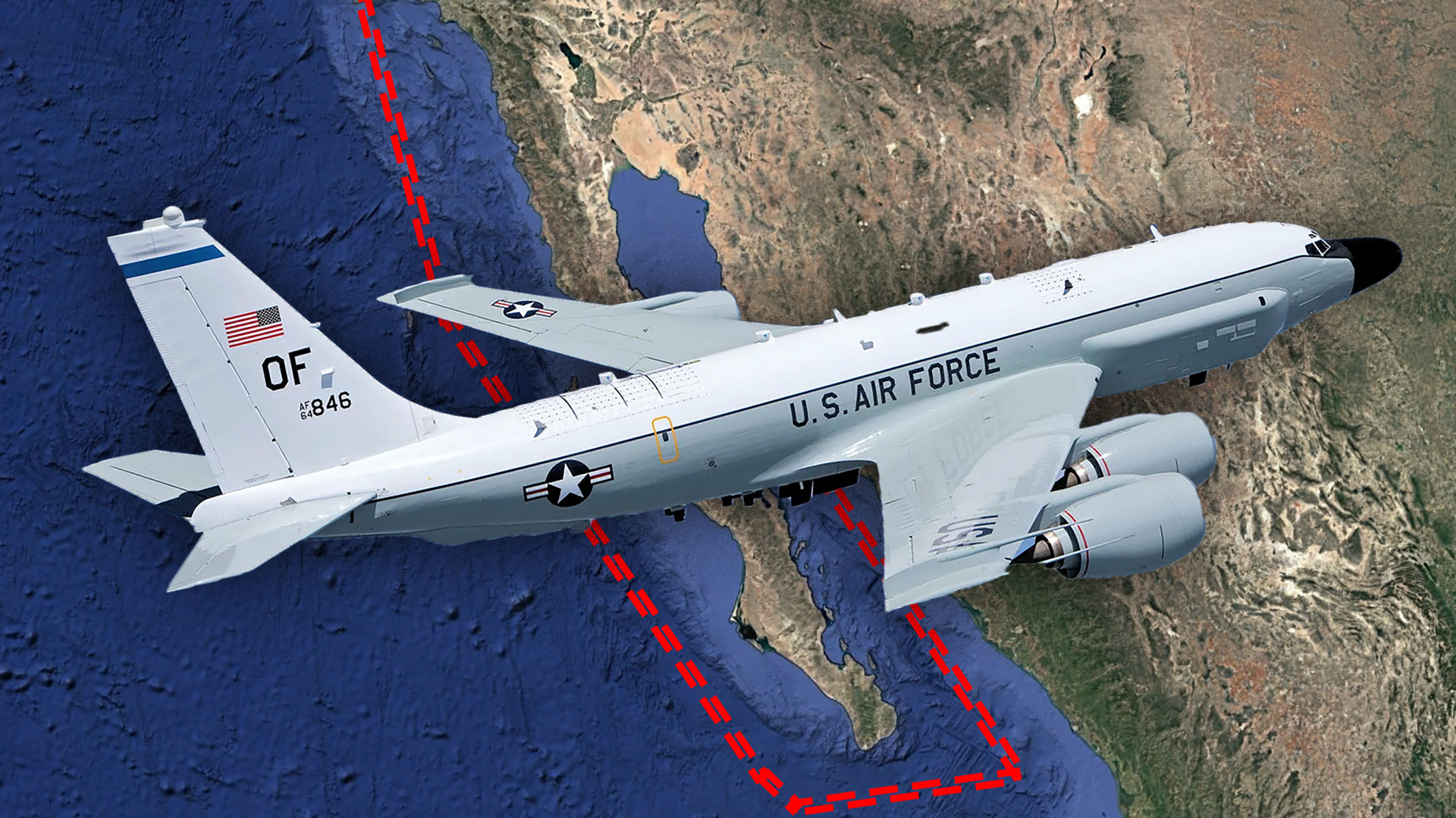 RC 135 Rivet Joint Surveillance Jet Just Flew Unprecedented Mission Off RC 135 Rivet Joint Surveillance Jet Just Flew Unprecedented Mission Off