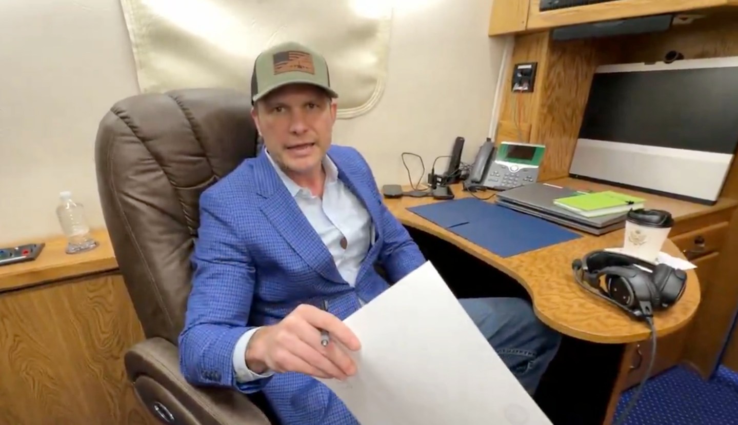 C-17's 'Silver Bullet' Airstream Trailer Pod Used By Secretary Of Defense Hegseth On First ...