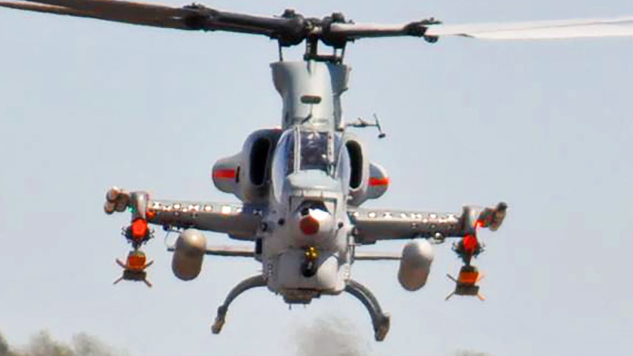 AH-1Z Attack Helicopter's New Long Range Missile Seen For The First Time
