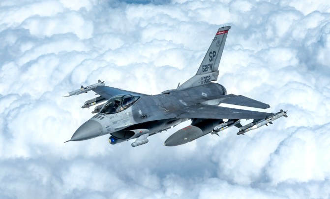 F-16s With Larger Laser-Guided Rocket Loads, Drone Kill Marking Emerge ...