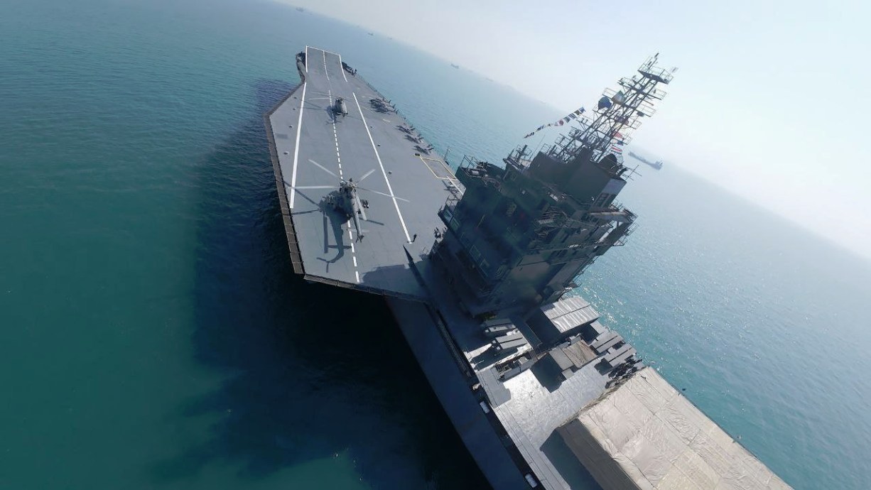 Iran's Wacky Aircraft Carrier Has Entered Service